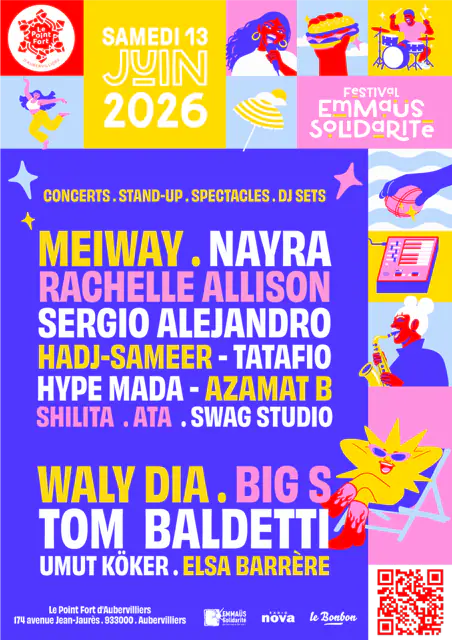 Festival Emmaüs Solidarité #4 : NAYRA · Rachelle Allison · Tatafio ...