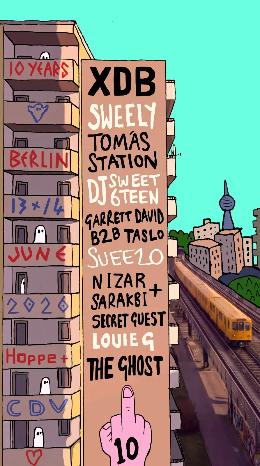 The Ghost 10th Birthday Afterparty Berlin 2026 | Tickets & Lineup