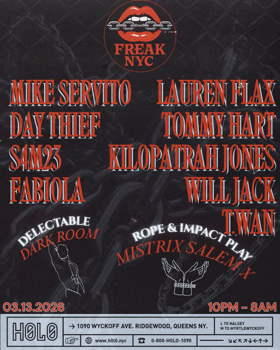 Freak NYC New York 2026 | Lineup & Event Details